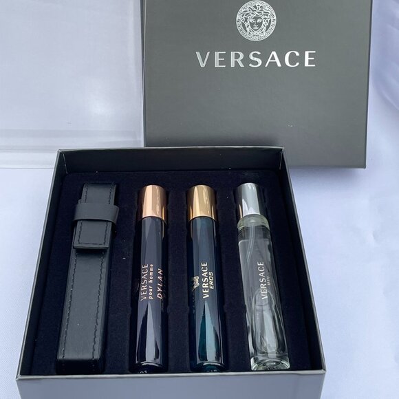 Versace | Grooming | Versace Men Variety Gift Set 4pc Dylan Blue Eros ...